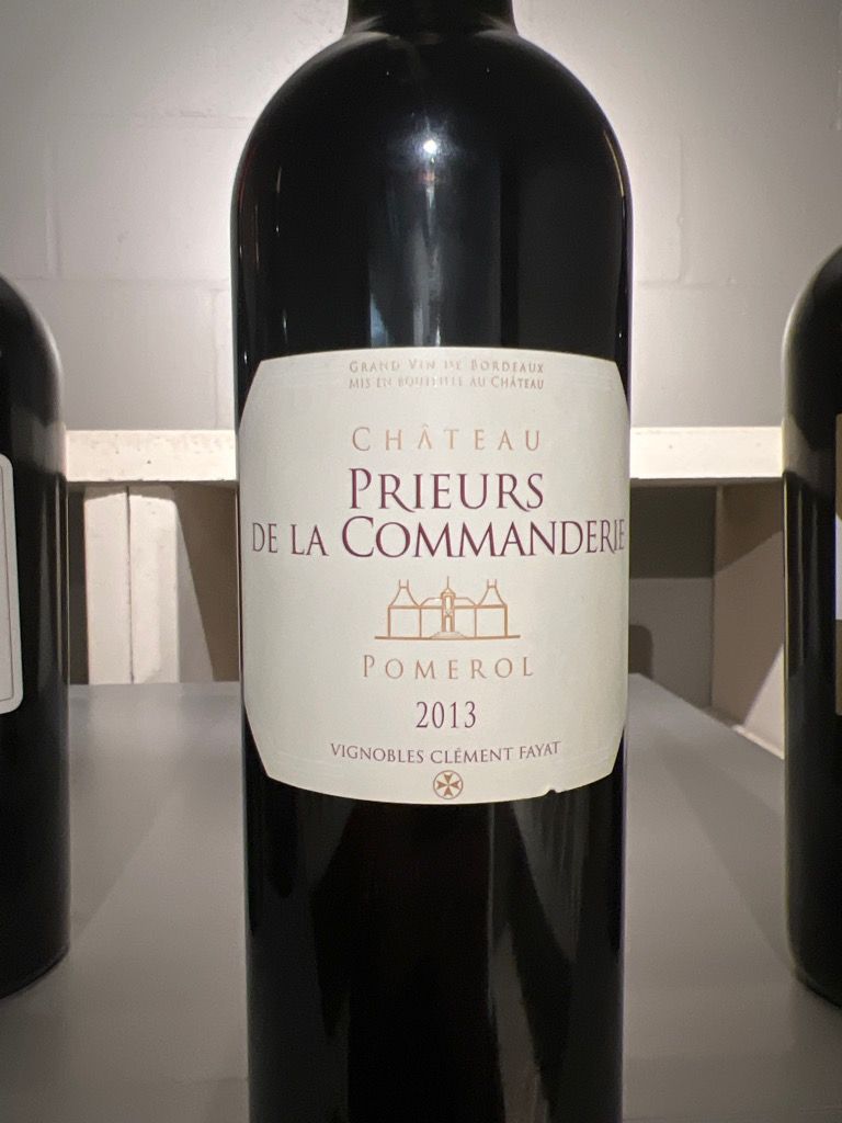 2012 Château Prieurs de la Commanderie, France, Bordeaux, Libournais ...