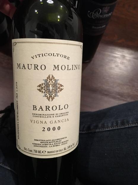 2001 Mauro Molino Barolo Vigna Gancia, Italy, Piedmont, Langhe, Barolo ...