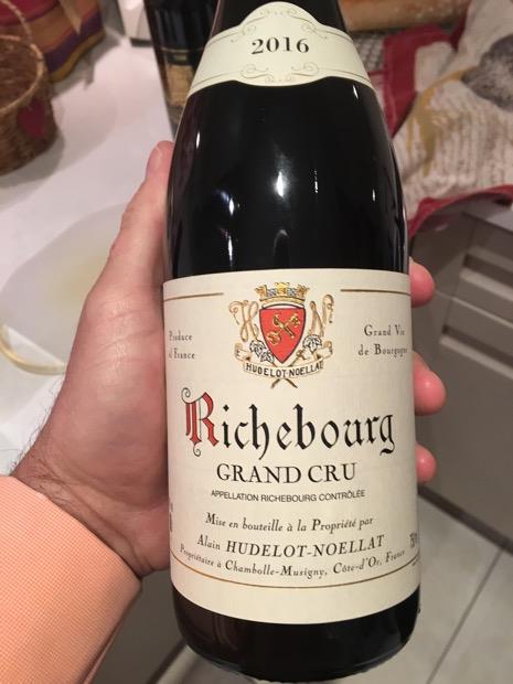 2016 Alain Hudelot-Noëllat Richebourg, France, Burgundy, Côte de Nuits ...