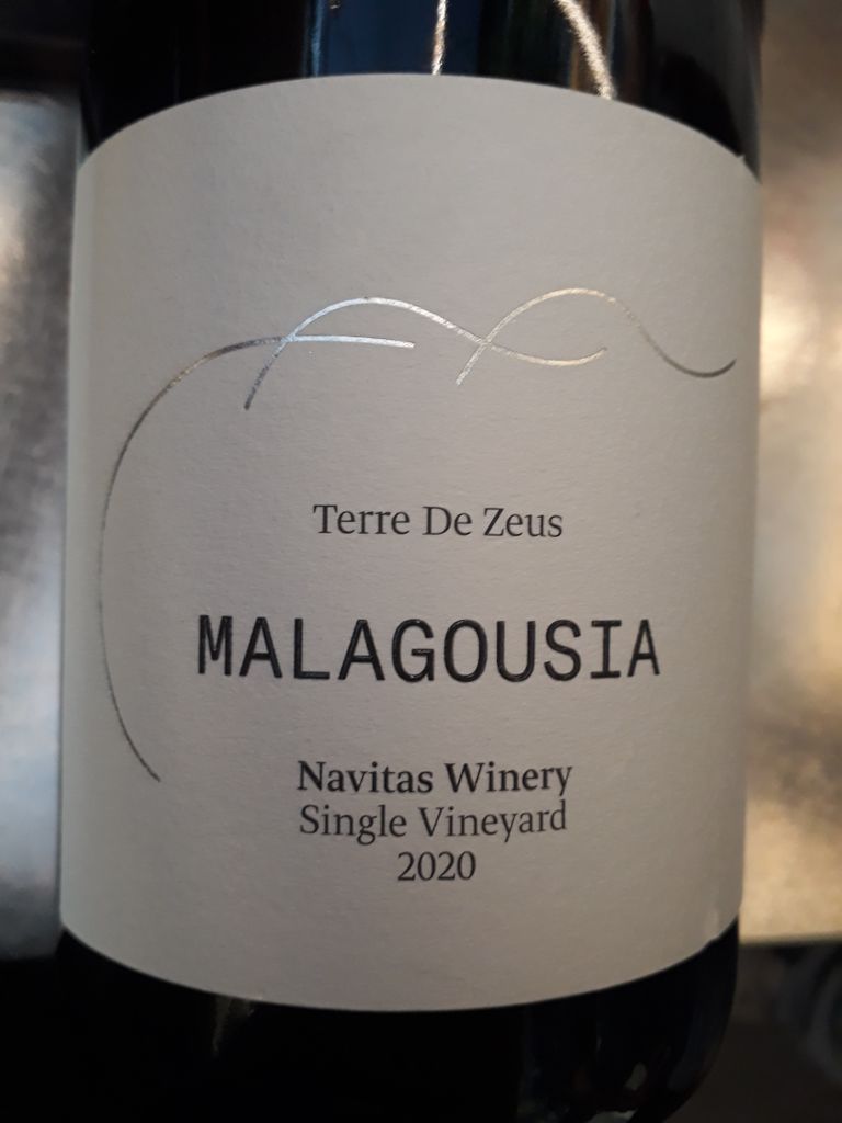 2021 Navitas Winery Malagousia Terre de Zeus, Greece, Macedonia, Pieria ...
