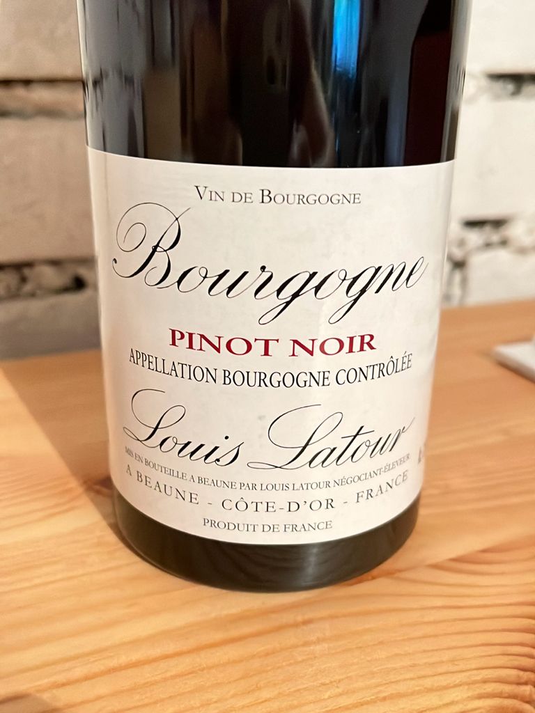2022 Louis Latour Pinot Noir Bourgogne, France, Burgundy, Bourgogne ...