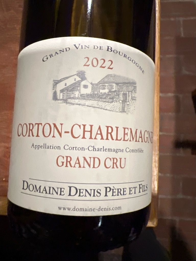 2022 Denis Pere & Fils Corton-Charlemagne, France, Burgundy, Côte de ...