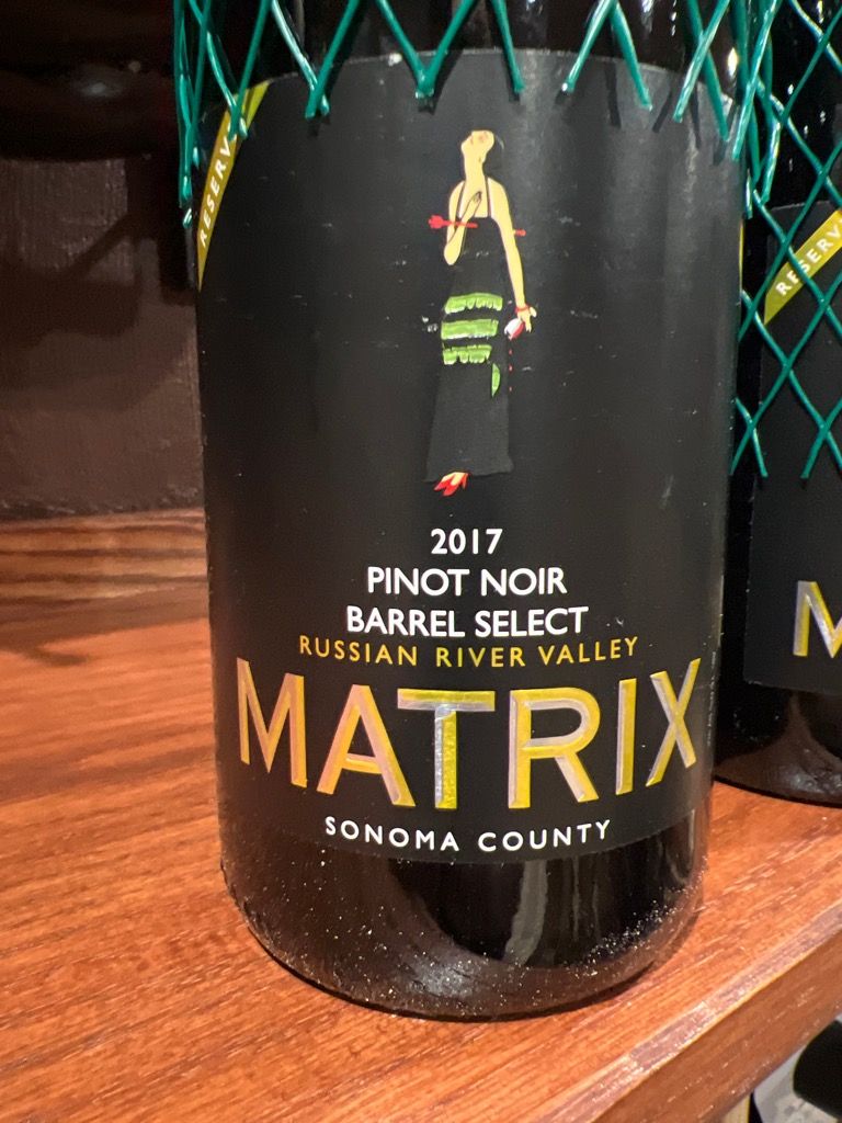2019 Matrix Pinot Noir Barrel Select, USA, California, Sonoma County ...