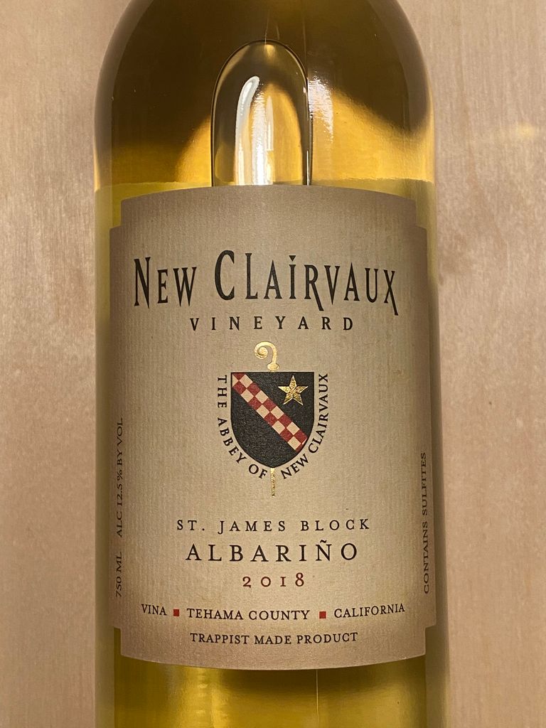 2021 New Clairvaux Vineyard Albariño St. James Block, USA, California ...