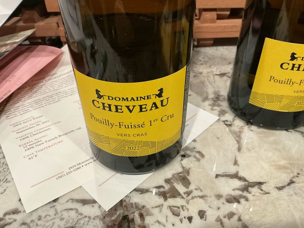 2022 Domaine Cheveau Pouilly-Fuissé Premier Cru Vers Cras, France ...
