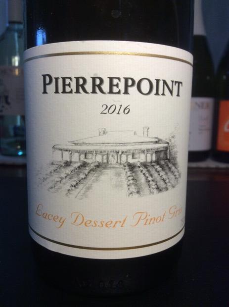 2019 Pierrepoint Pinot Gris Lacey Dessert, Australia, Victoria, Western ...