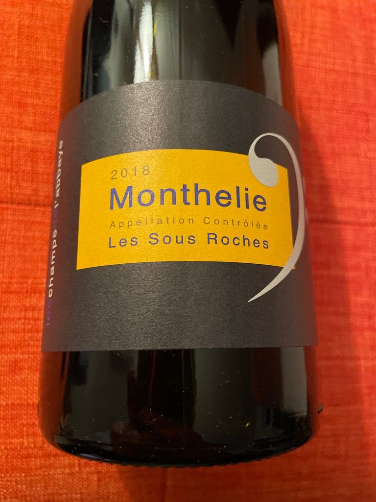 2018 Les Champs de l'Abbaye Monthélie Les Sous-Roches, France, Burgundy ...