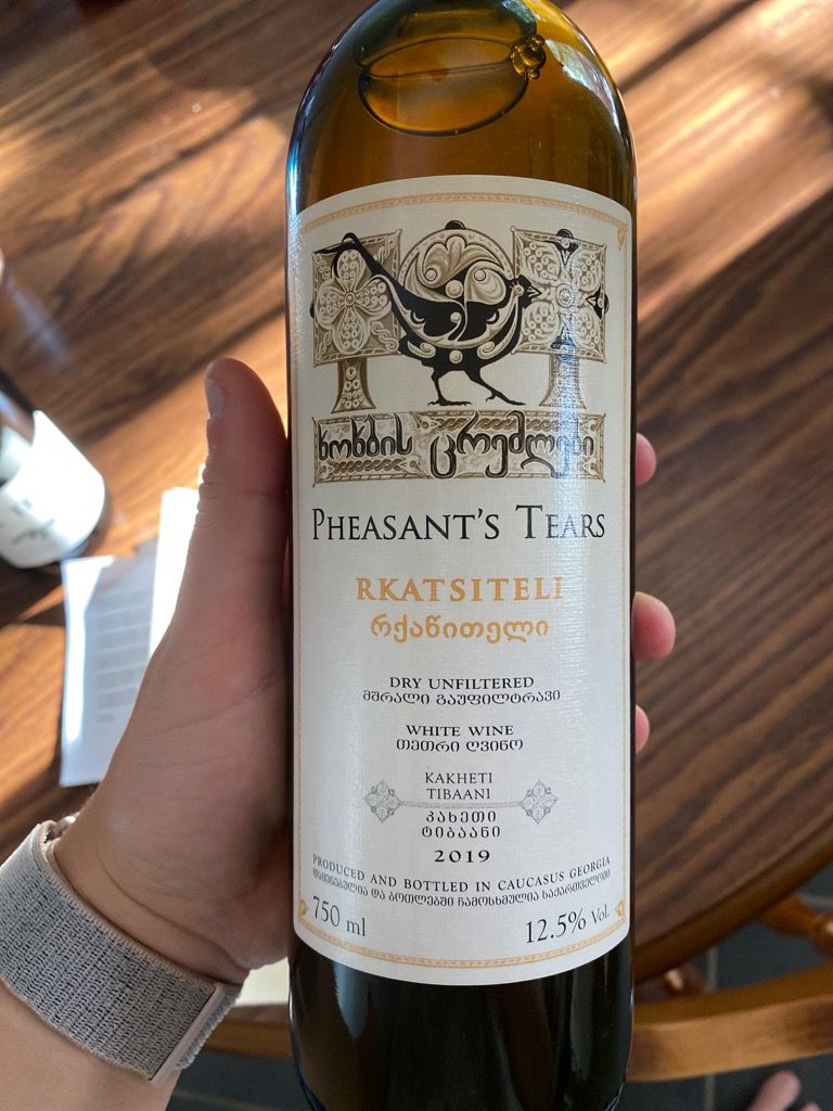 2019 Pheasant's Tears Rkatsiteli Dry White, Georgia, Kakheti ...