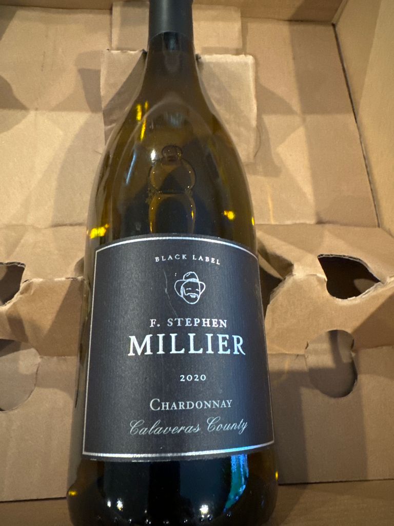 2020 F. Stephen Millier Chardonnay Black Label calaveras, USA ...