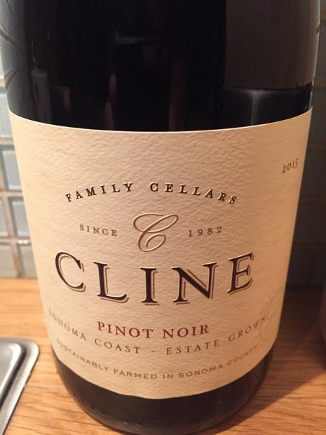 2015 Cline Cellars Pinot Noir, USA, California, Sonoma County, Sonoma ...