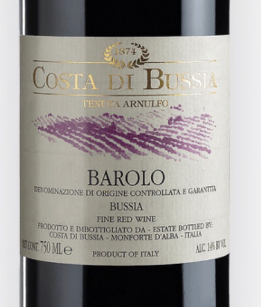 2017 Tenuta Arnulfo Costa di Bussia Barolo, Italy, Piedmont, Langhe ...