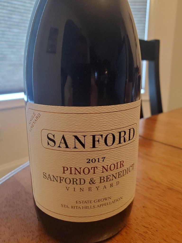 2017 Sanford Pinot Noir Sanford & Benedict Vineyard, USA, California ...