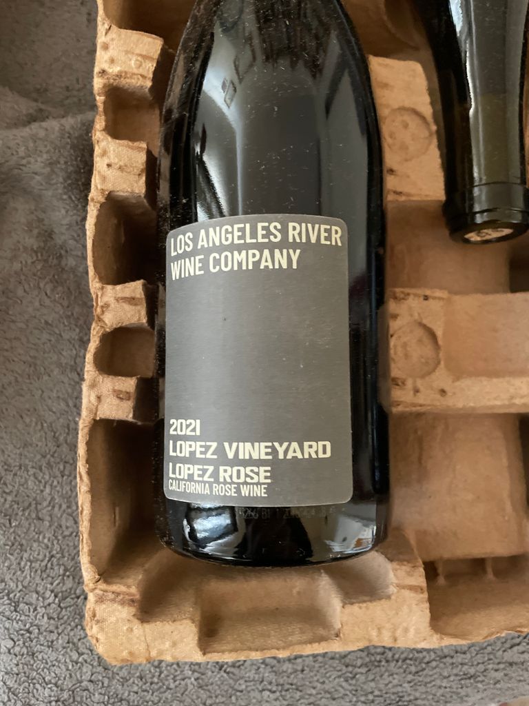 2021 Los Angeles River Wine Company Zinfandel Lopez Rosé Lopez Vineyard ...