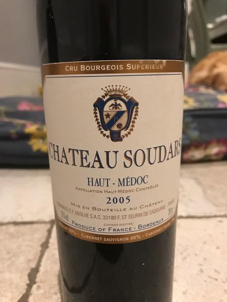 2005 Château Soudars, France, Bordeaux, Médoc, Haut-Médoc - CellarTracker