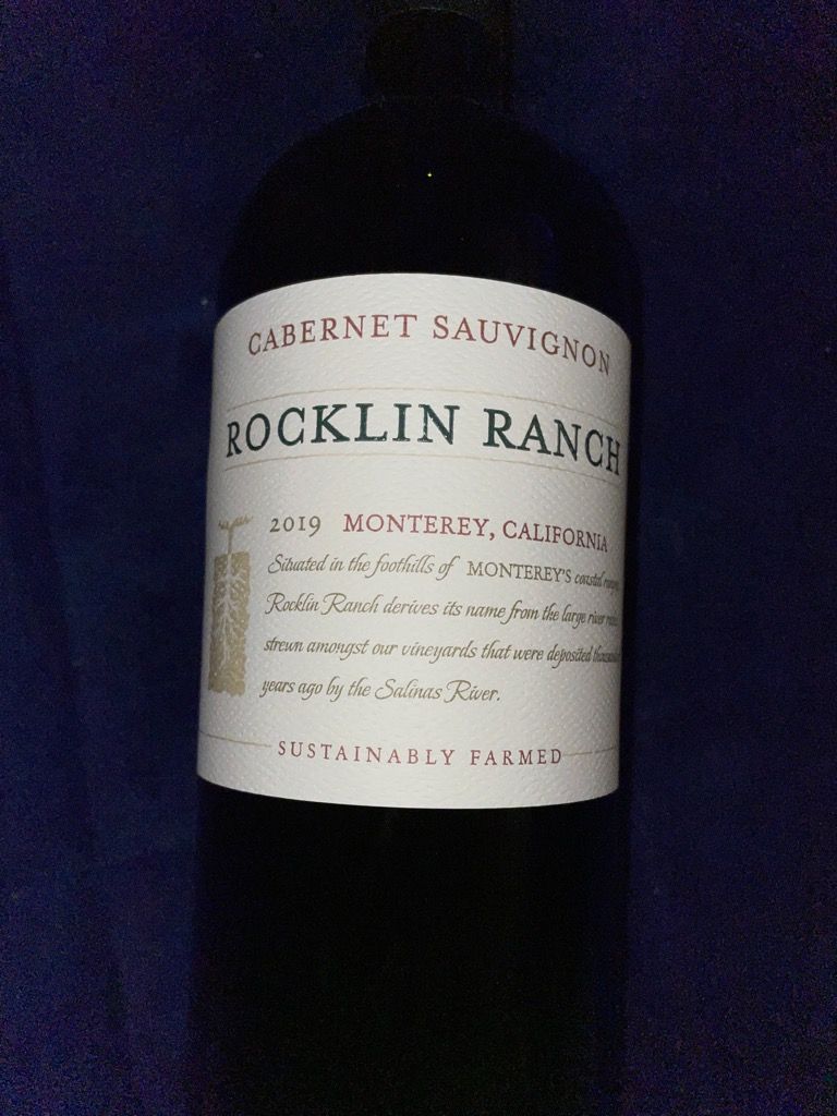 2020 Rocklin Ranch Cabernet Sauvignon, USA, California, Central Coast ...