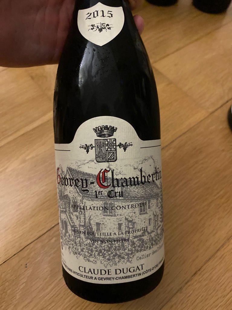 2015 Claude Dugat Gevrey-Chambertin 1er Cru, France, Burgundy, Côte de ...