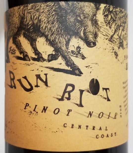 2016 Run Riot Pinot Noir, USA, California, Central Coast - CellarTracker