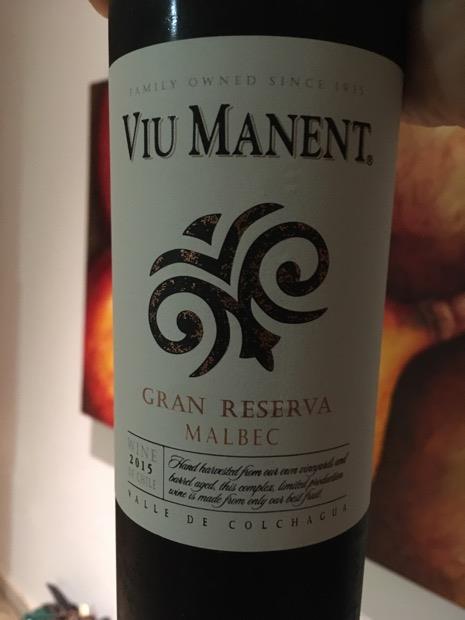 2015 Viu Manent Malbec Gran Reserva, Chile, Rapel Valley, Colchagua Valley - CellarTracker
