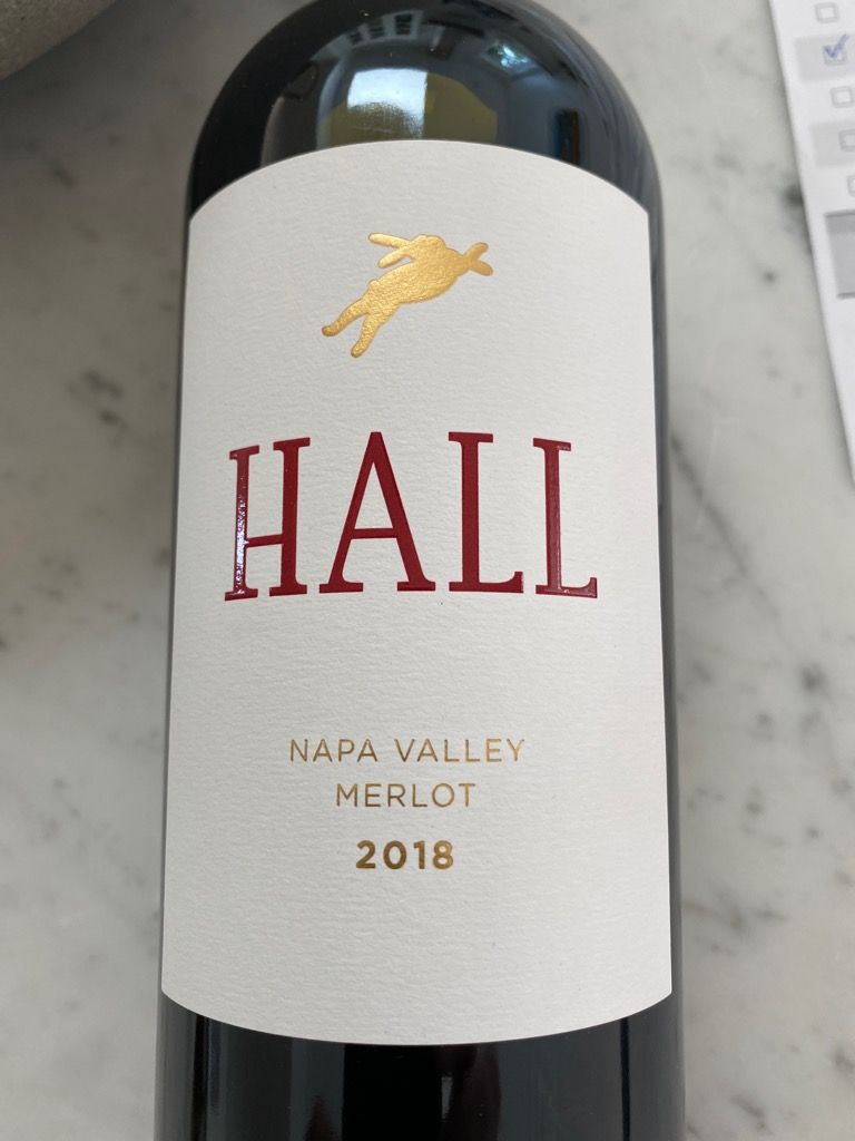 2018 Hall Merlot Napa River Ranch, USA, California, Napa Valley ...