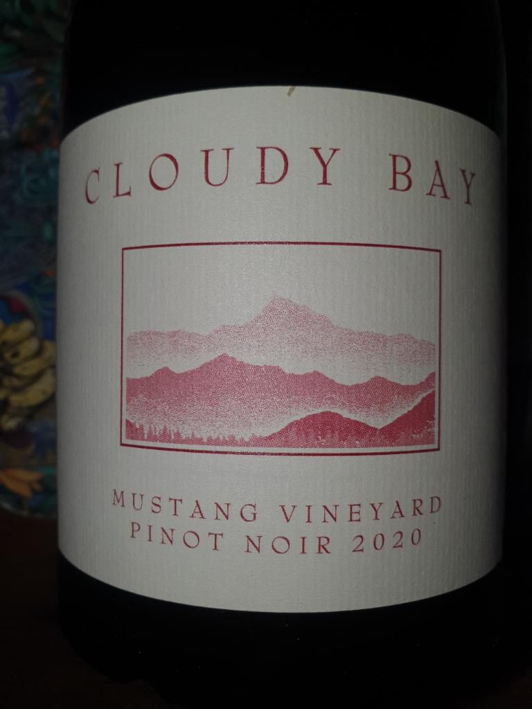 2020 Cloudy Bay Pinot Noir Mustang, New Zealand, South Island, Marlborough - CellarTracker