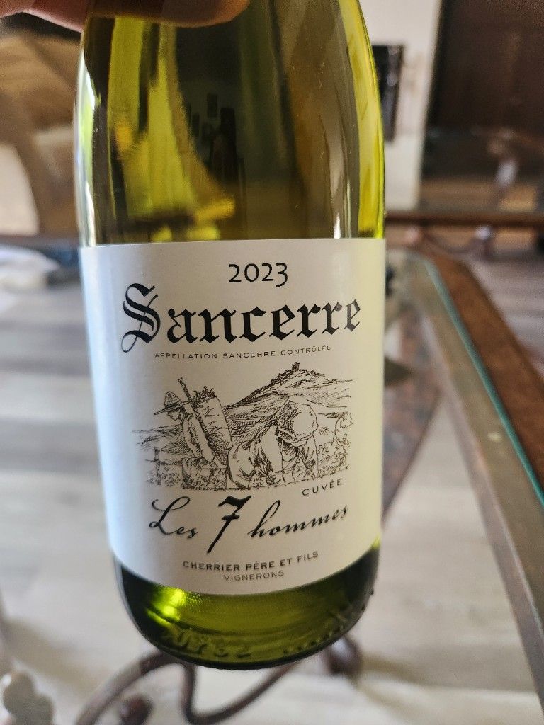 2023 Domaine Cherrier Père et fils Sancerre Les 7 Hommes, France, Loire ...