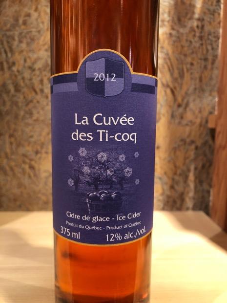 2012 Domaine de la Source à Marguerite Ice Cider La Cuvee des Ti-coq ...