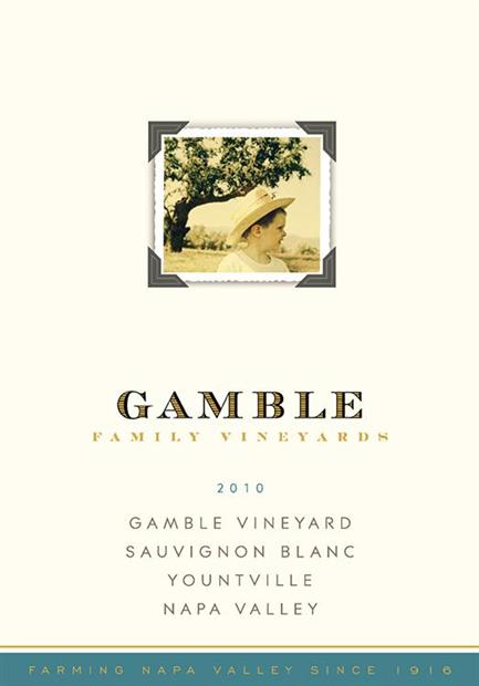2011 Gamble Family Vineyards Sauvignon Blanc Gamble Vineyard, USA ...