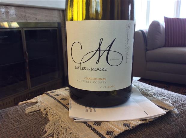2013 Myles & Moore Chardonnay, USA, California, Central Coast, Monterey ...
