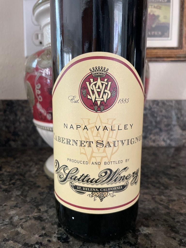 2019 V. Sattui Winery Cabernet Sauvignon, USA, California, Napa Valley ...