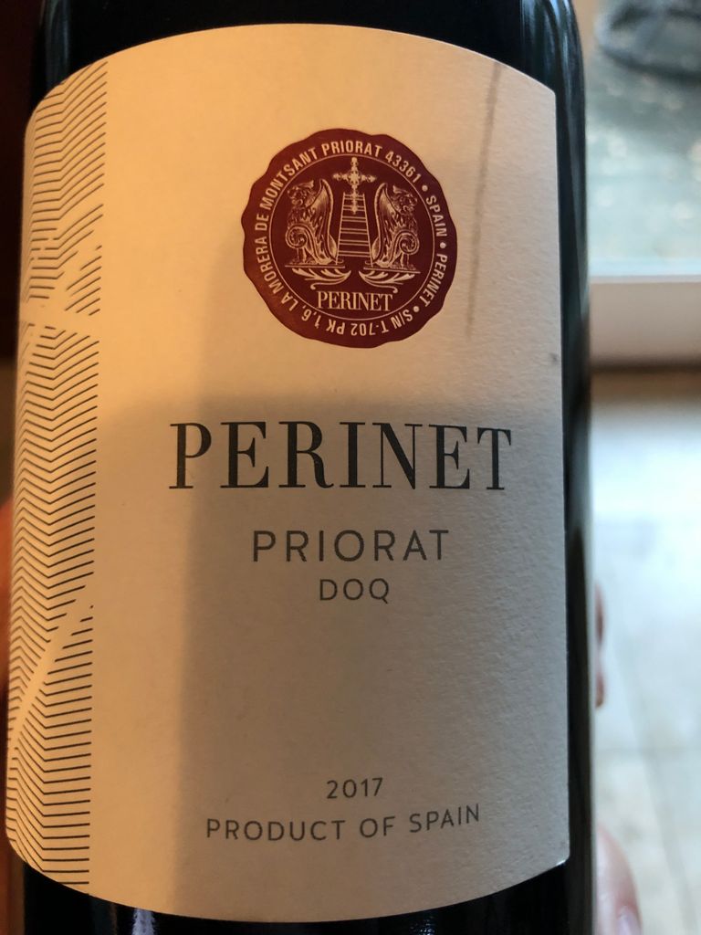 2017 Perinet Priorat, Spain, Catalunya, Priorat - CellarTracker