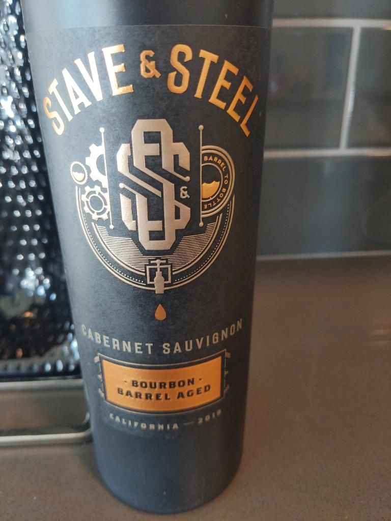 2019 Stave & Steel Cabernet Sauvignon Bourbon Barrel Aged, USA ...