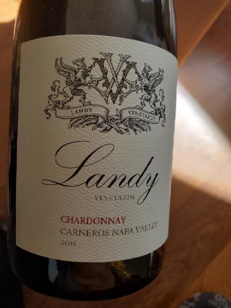 2017 Landy Family Vineyards Chardonnay, USA, California, Sonoma County ...