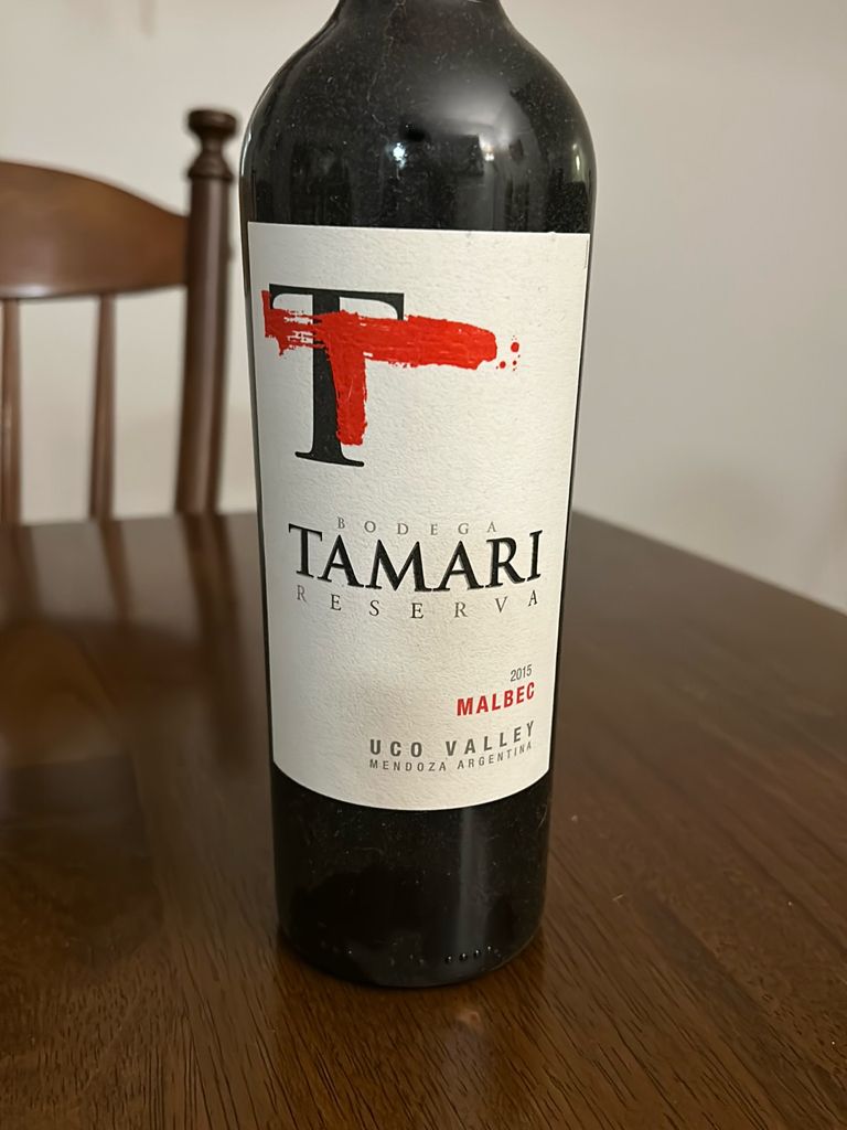 2015 Bodega Tamari Malbec Reserva, Argentina, Mendoza - CellarTracker