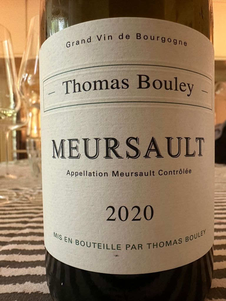 2020 Domaine Jean-Marc / Thomas Bouley Meursault, France, Burgundy ...