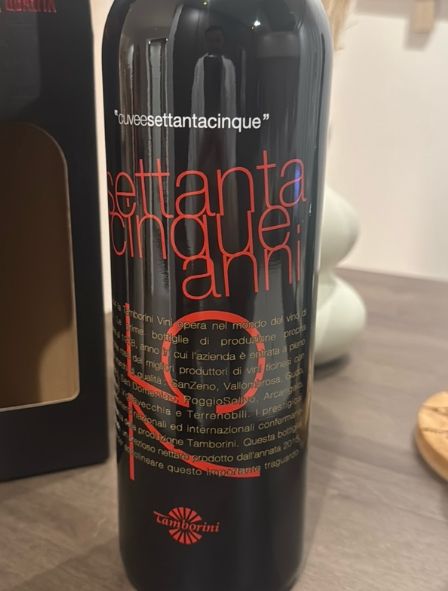 2022 Tamborini Merlot Cuvée Settanta Cinque, Switzerland, Ticino ...