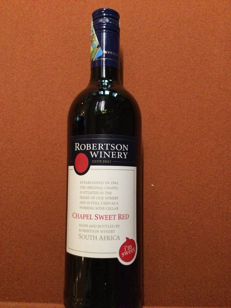 2021 Robertson Winery Chapel Range Red, South Africa, Breede River ...