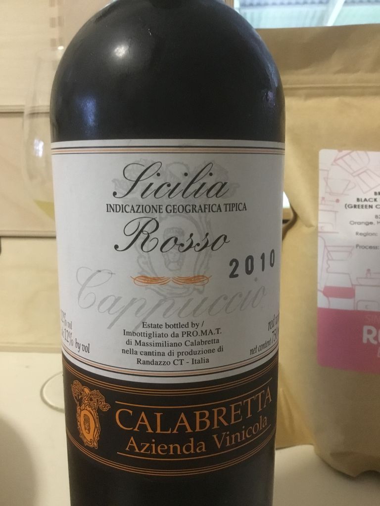 2010 Calabretta Nerello Cappuccio Terre Siciliane, Italy, Sicily, Terre ...