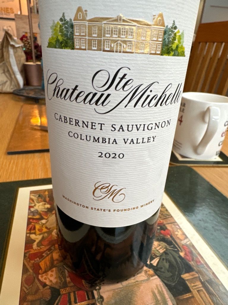 2020 Chateau Ste. Michelle Cabernet Sauvignon Canoe Ridge Estate ...