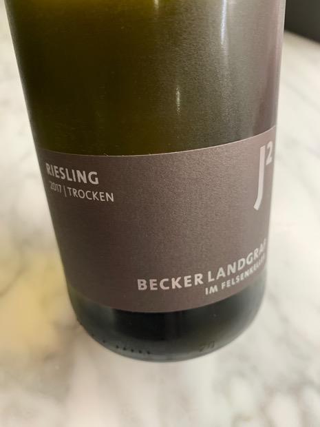 2018 Becker Landgraf Riesling trocken, Germany, Rheinhessen - CellarTracker