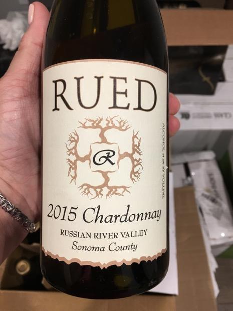 2015 Rued Chardonnay, USA, California, Sonoma County, Russian River ...
