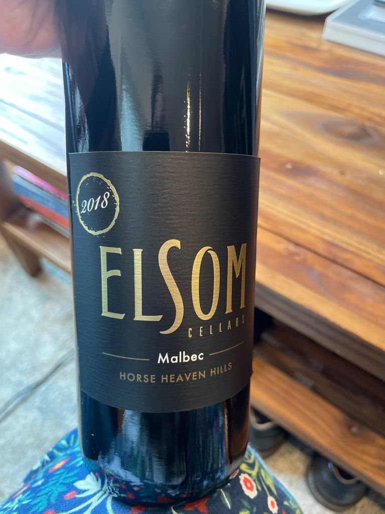 2018 Elsom Cellars Malbec, USA, Washington, Columbia Valley, Horse ...