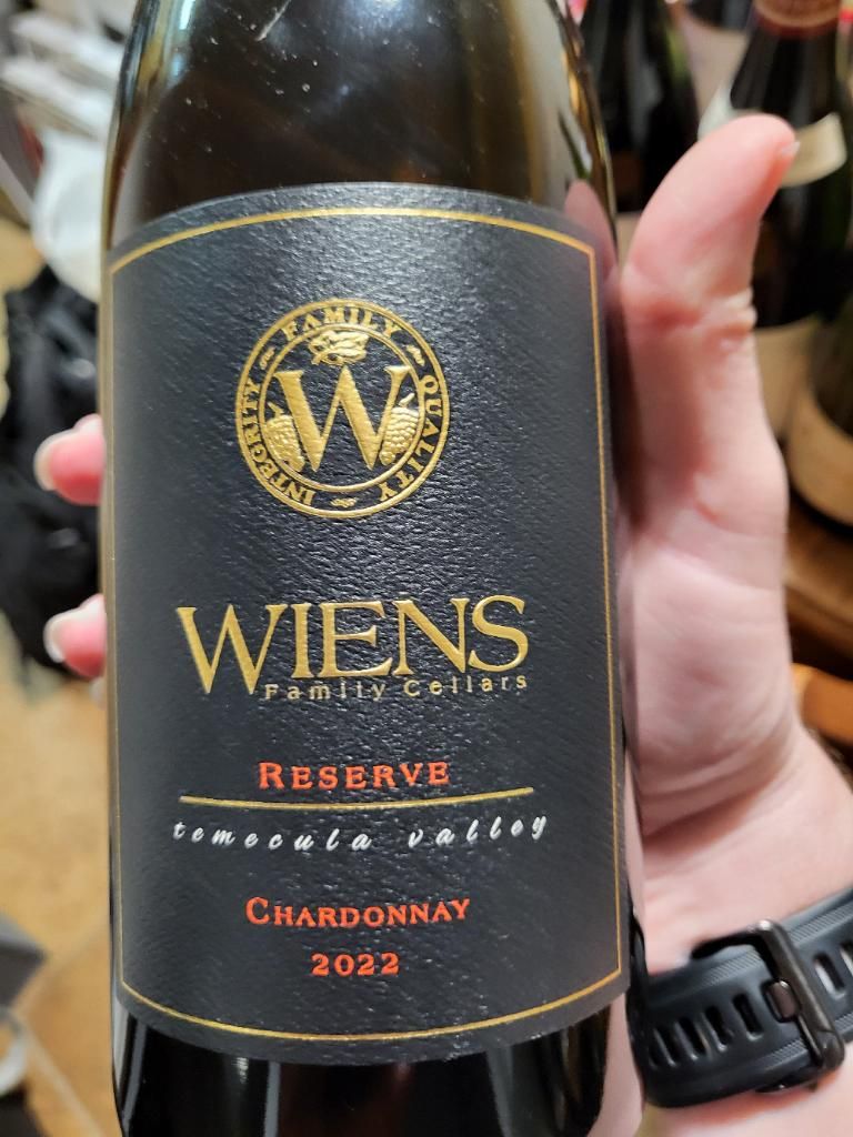 2023 Wiens Family Cellars Chardonnay Reserve, USA, California, South ...