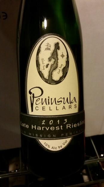 2016 Peninsula Cellars Late Harvest Riesling, USA, Michigan, Old ...
