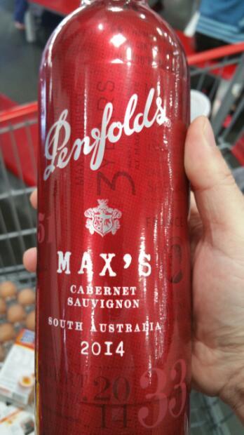 2014 Penfolds Cabernet Sauvignon Max's, Australia, South Australia ...