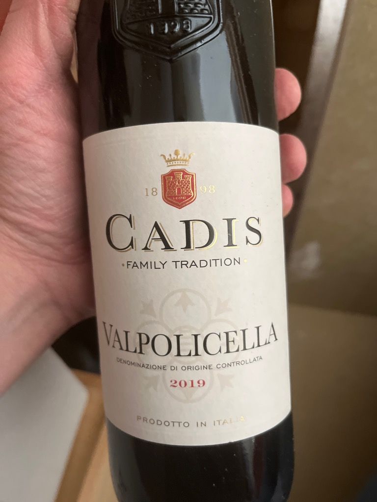 2019 Cadis Valpolicella Family Tradition, Italy, Veneto, Valpolicella ...
