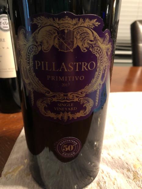 2017 Cantine Due Palme Primitivo Pillastro Single Vineyard Puglia IGT ...