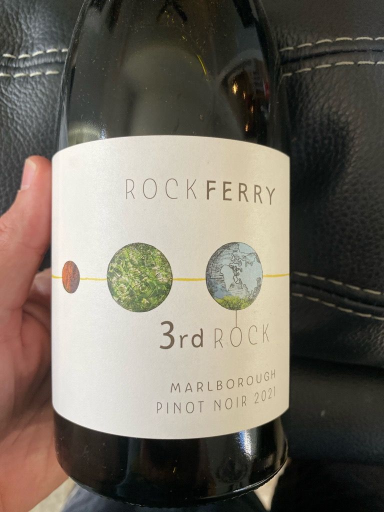 2021 Rock Ferry Pinot Noir 3rd Rock, New Zealand, South Island ...