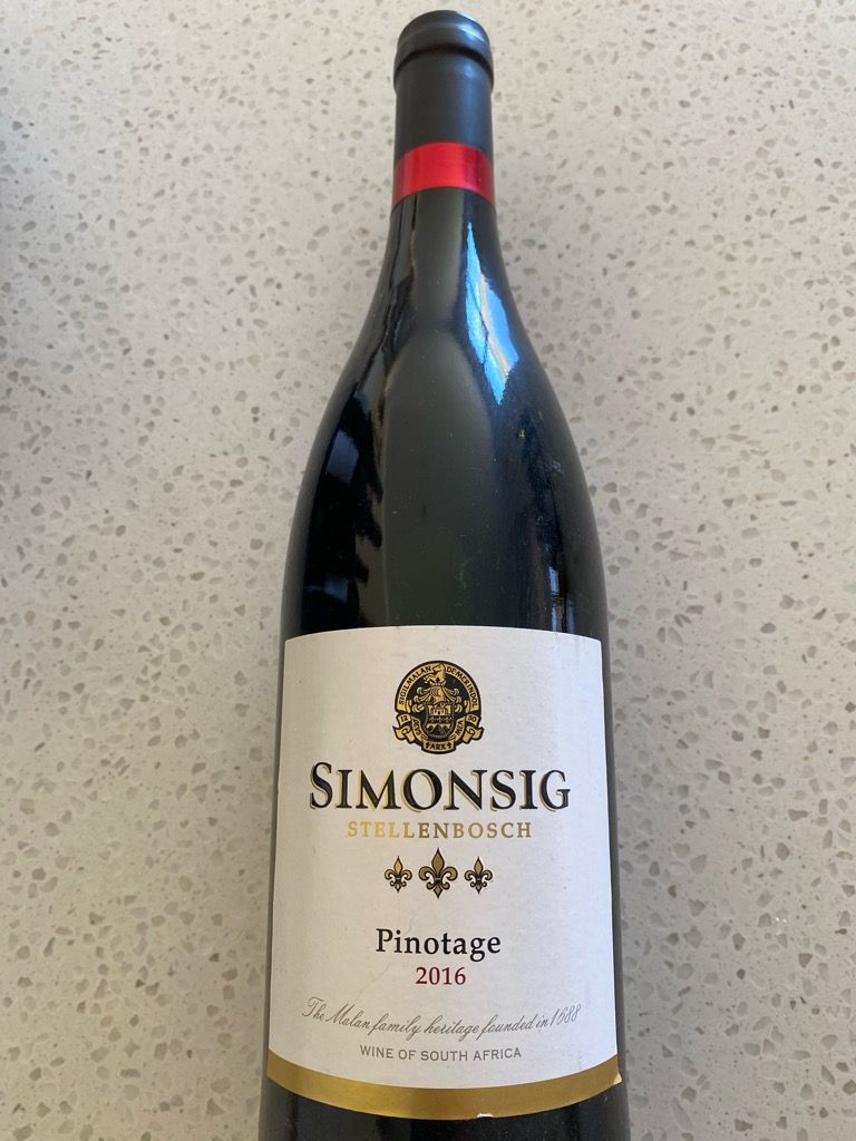 2016 Simonsig Pinotage Cape Winemakers Guild Pick of the Bunch, South ...