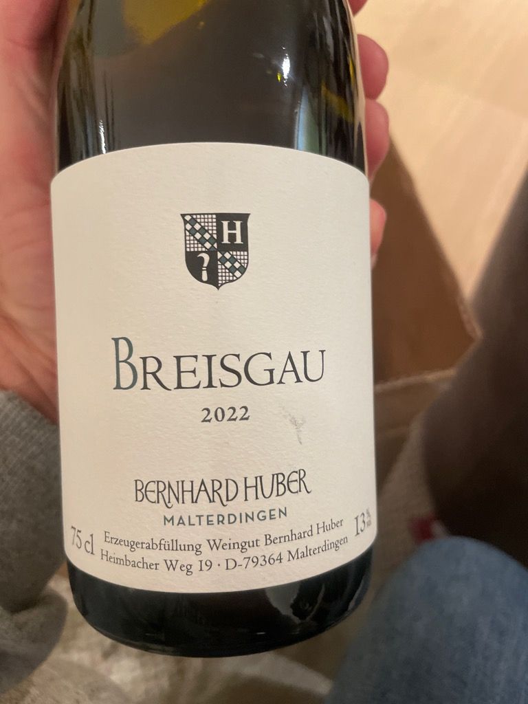2022 Bernhard Huber Malterdinger Chardonnay & Weißburgunder trocken ...