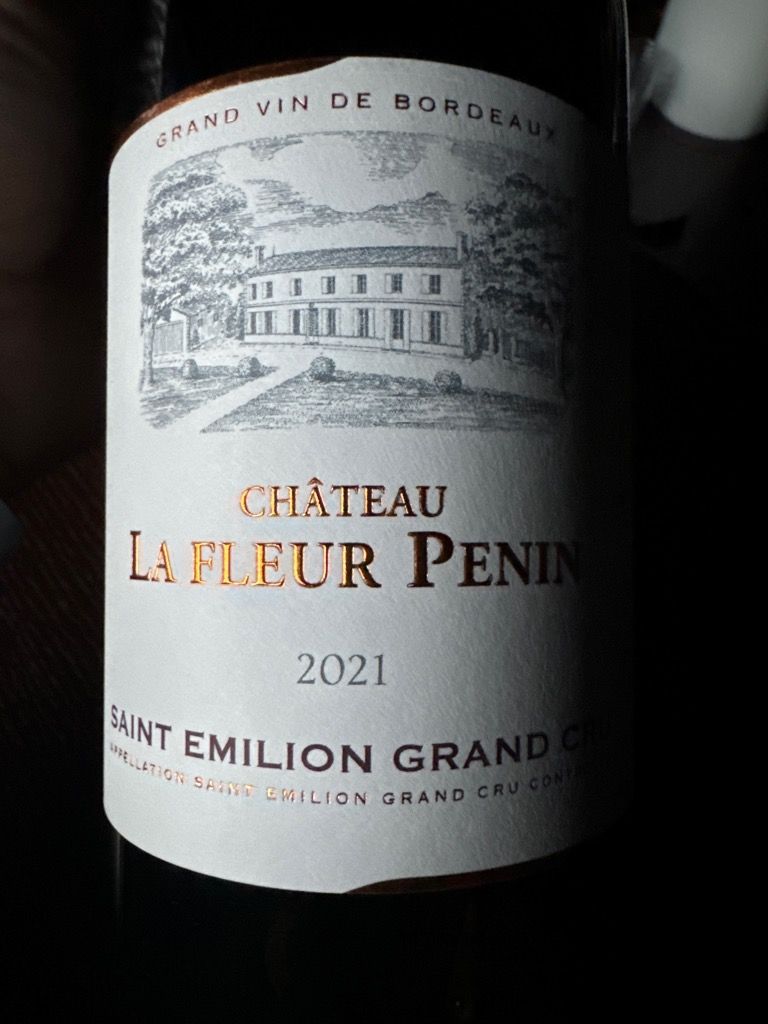 2021 Château la Fleur Penin St. Émilion Grand Cru, France, Bordeaux, Libournais, St. Émilion ...